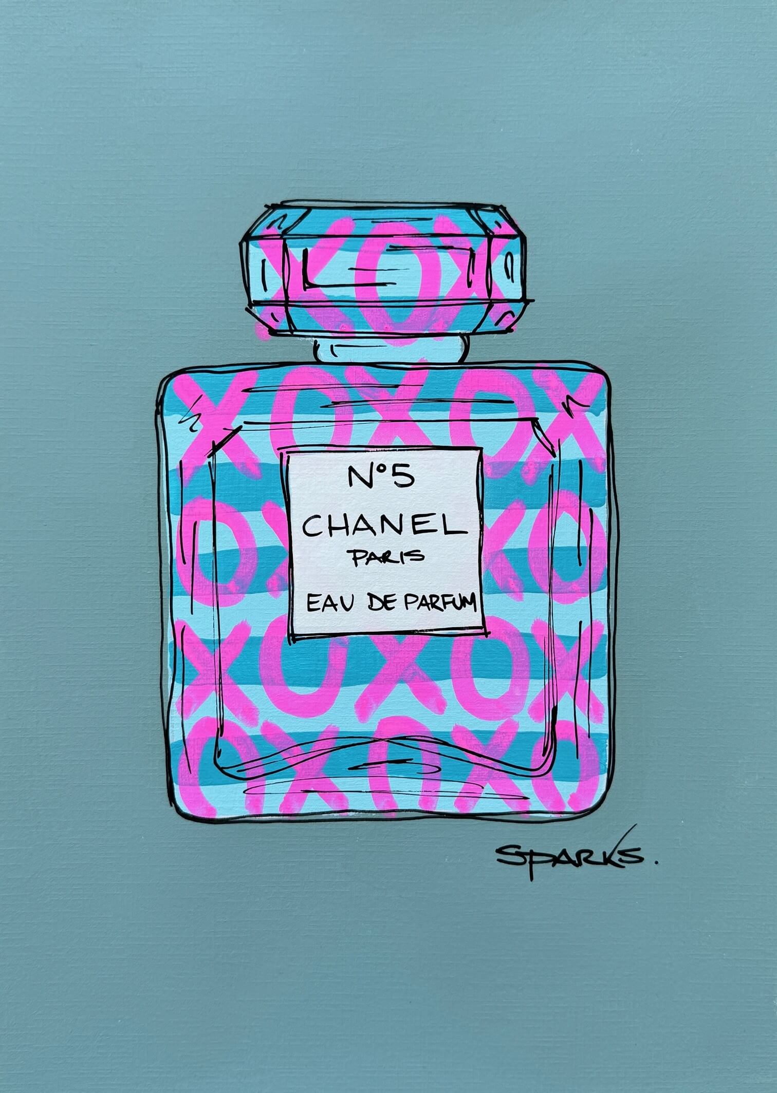 Chanel Flutter | A4 Size | Archival paper – Michelle Sparks ART