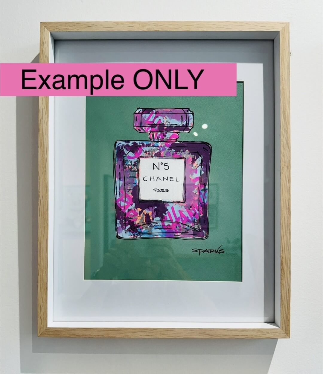 Chanel Flutter | A4 Size | Archival paper – Michelle Sparks ART